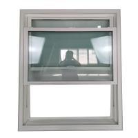 China Customized Size Horizontal Opening Pattern Double Hung Windows from Professional PVC Frame for sale