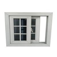China Double Tempered Glass Upvc Sliding Windows for Modern Design Style Tinted Glass for sale