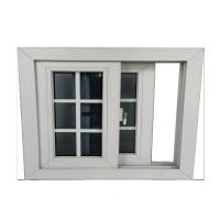 China Upvc Sliding Windows Small Bathroom With Anti Theft Aluminum Alloy Glass Accessories for sale