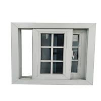 China Upvc Sliding Windows Small Bathroom With Anti Theft Aluminum Alloy Glass Accessories for sale