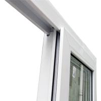China UPVC Sliding Glass Doors with Sash Pull Up Safety Steel Slide Slider and Tilt Function for sale