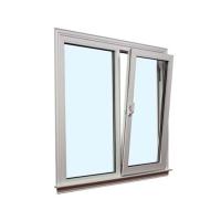 China Large German Tilt Sliding Pvc And Turn Windows with Modern Design and Double Glass for sale