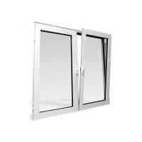 China Large German Tilt Sliding Pvc And Turn Windows with Modern Design and Double Glass for sale