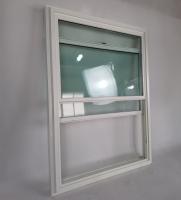 China Double Soundproof VERTICAL Swing Vinyl UPVC Double Hung Window for Doors and Windows for sale