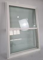 China Double Soundproof VERTICAL Swing Vinyl UPVC Double Hung Window for Doors and Windows for sale