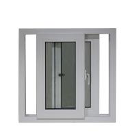 China Chinese Top UPVC Glass Accessories Hurricane Impact Sliding Window with Mosquito Net for sale