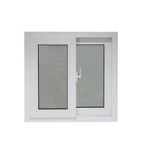 China Chinese Top UPVC Glass Accessories Hurricane Impact Sliding Window with Mosquito Net for sale