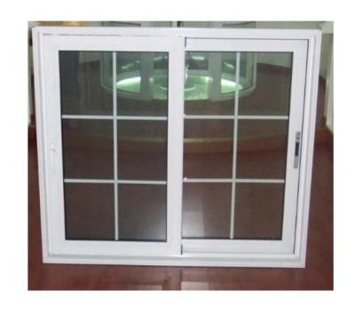 China 117.5 cm Long Narrow Frame Good House Glass Pvc Composite Up Hurricane Impact Sliding Window for sale