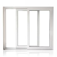 China 117.5 cm Long Narrow Frame Good House Glass Pvc Composite Up Hurricane Impact Sliding Window for sale