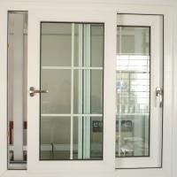China 117.5 cm Long Narrow Frame Good House Glass Pvc Composite Up Hurricane Impact Sliding Window for sale