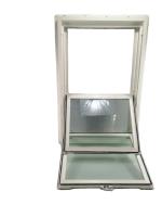 China PVC Frame Double Glazed School Window with Safety Characteristics and Customized Size for sale