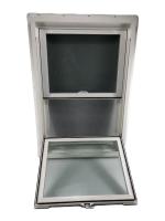 China PVC Frame Double Glazed School Window with Safety Characteristics and Customized Size for sale