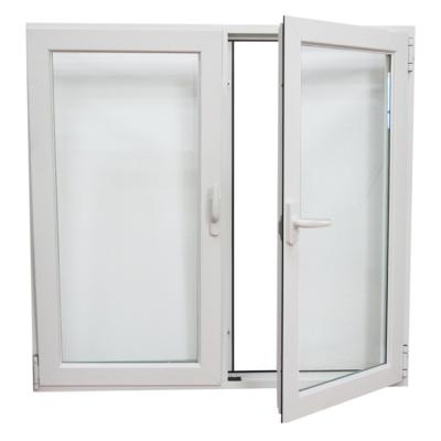 China Sliding Double Glazed Upvc Casement Tilt And Turn Windows For Home With Tempering Glass for sale