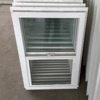 China Energy Fibreglass Vertical Hurricane Impact Glass Single Hung Windows for Residential for sale
