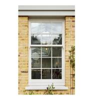 China Customized Color FiberGlass Screen Netting Material Double Glazed Single Hung Windows for sale