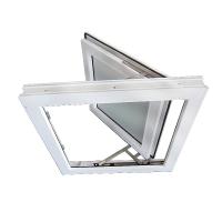 China Triple Pane White Frame Upvc Glazed Casement Windows Cusomized Function Soundproof for sale
