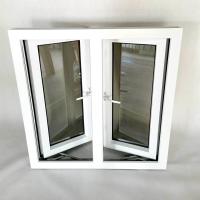 China Swing Open Upvc Triple Glazed Stained Glass Soundproof Tempering Pvc Casement Windows for sale