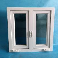 China Swing Open Upvc Triple Glazed Stained Glass Soundproof Tempering Pvc Casement Windows for sale