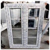 China Customized Pvc Profile Upvc Vinyl Thermal Break Horizontal Swing Casement Windows for sale