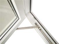 China Sturdy Swing Open Style Double Glazed UPVC Doors and Windows for Hurricane Protection for sale