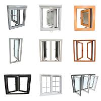 China Minimalist Style Pvc Sliding Window Design for Versatility Upvc Double Glazed Windows for sale