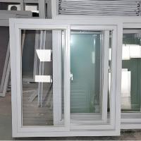 China Minimalist Style Pvc Sliding Window Design for Versatility Upvc Double Glazed Windows for sale