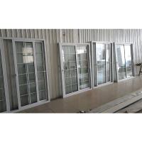 China American Market Upvc Frame Tempered Glass Sliding Window with Hanging Curtain Type for sale