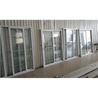 China American Standard Upvc Sliding Window with Tempered Glass and PVC Frame Material for sale