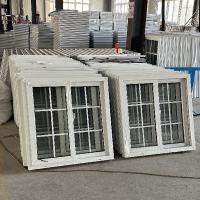 China American Upvc Hurricane Impact Sliding Window Design for PVC Double Glazed Security for sale
