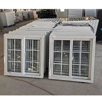 China American Upvc Hurricane Impact Sliding Window Design for PVC Double Glazed Security for sale
