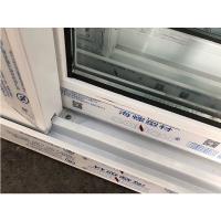 China American Upvc Frame Tempered Glass Sliding Window with FiberGlass Screen Netting for sale