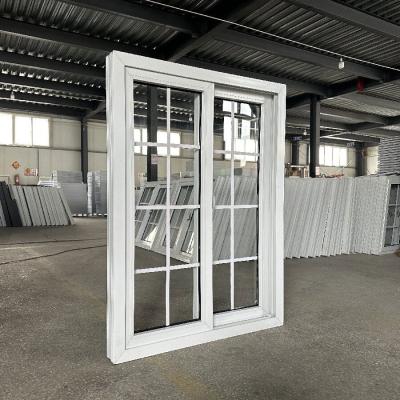 China Roller Blind Curtain Type Upvc Sliding Windows With Hurricane Impact Glass For Europe for sale