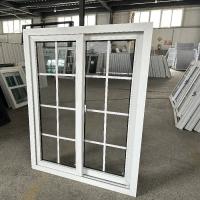 China Roller Blind Curtain Type Upvc Sliding Windows With Hurricane Impact Glass For Europe for sale