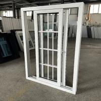 China Roller Blind Curtain Type Upvc Sliding Windows With Hurricane Impact Glass For Europe for sale