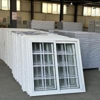 China Open Style Magnetic Screen Sliding Windows with Pvc Plastic and Tempered Glass Design for sale