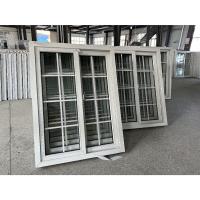 China Customized House Upvc Sliding Window with Roller blind and Curtain Type Double Glazed for sale