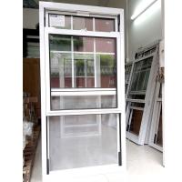 China Magnetic Screen Vinyl Window Upvc Frame Pvc Double Hung Windows for American House for sale