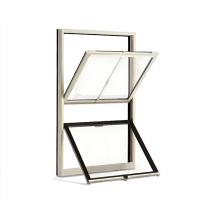 China Plastic Frame Durable American Style Upvc Vinyl Double-Hung Windows And Doors Profiles for sale