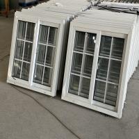 China Customized Size Upvc Pvc Sliding Glass Window Grill Design with and Durable Materials for sale