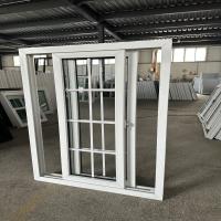 China Customized Size Upvc Pvc Sliding Glass Window Grill Design with and Durable Materials for sale