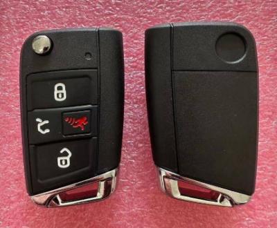 China 315Mhz 3 + 1 Button NBGFS12P01 5G0959752BE Keyless Flip Key For VW GTI Golf for sale