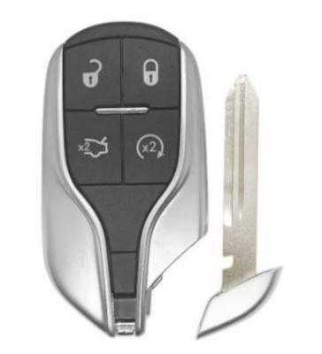 China 433Mhz 4 button M3N-7393490 46 Chip Smart Keyless Key For Maserati Ghibli Quattrorte for sale