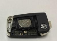 China 5G0 959 752 BA VW Flip Key Fob Case , Black Color 3 Button VW Golf Key Fob for sale