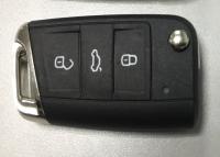 China 5G0 959 752 BA VW Flip Key Fob Case , Black Color 3 Button VW Golf Key Fob for sale