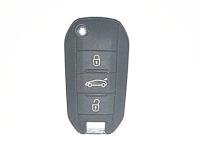China Remote Start Citroen Flip Key 2013DJ0113 3 Button 433 Mhz With High Hardness for sale