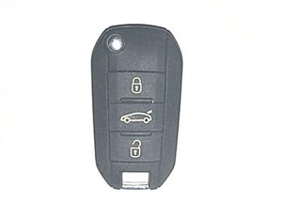 China Remote Start Citroen Flip Key 2013DJ0113 3 Button 433 Mhz With High Hardness for sale
