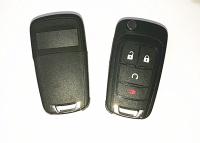 China 315 MHZ 3+1 Button Car Remote Chevrolet Car Key FCC ID AVL-B01T1AC for sale