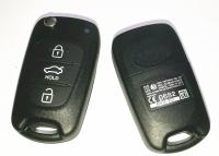 China Black Hyundai Car Key OKA-186T / NO32 MD-TP With 46 Chip PCF7936 for sale