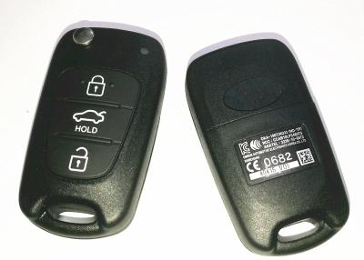 China Black Hyundai Car Key OKA-186T / NO32 MD-TP With 46 Chip PCF7936 for sale