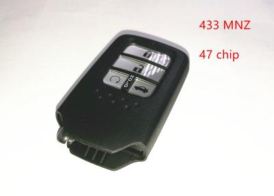 China Black 4 Button Honda Remote Key Fob72147-TEX-Z01 433 MHZ ID 47 Chip for sale